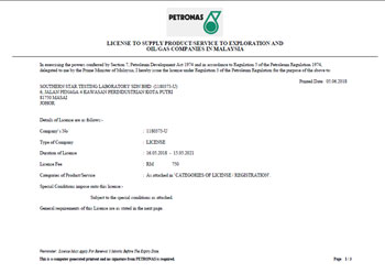 Accreditation – Southern Star Testing Laboratory Sdn. Bhd